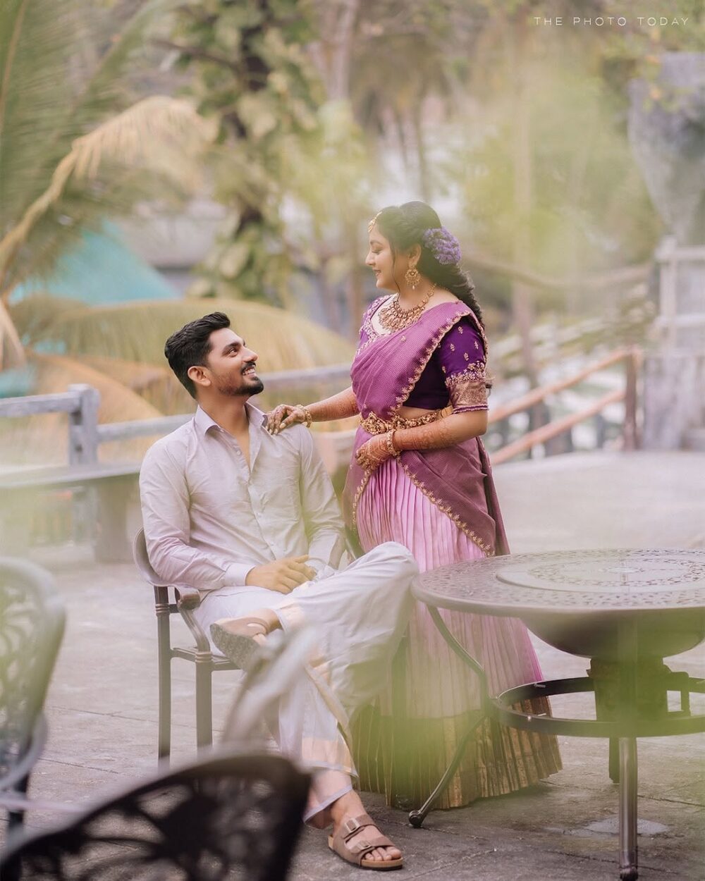 The Magic of Love: Sivahari & Deepika's Enchanting Outdoor Photoshoot ...
